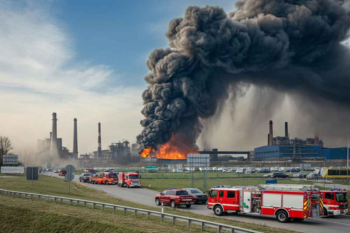 Fiamme e panico a Lainate: esplosione devasta lo stabilimento Perfetti ...